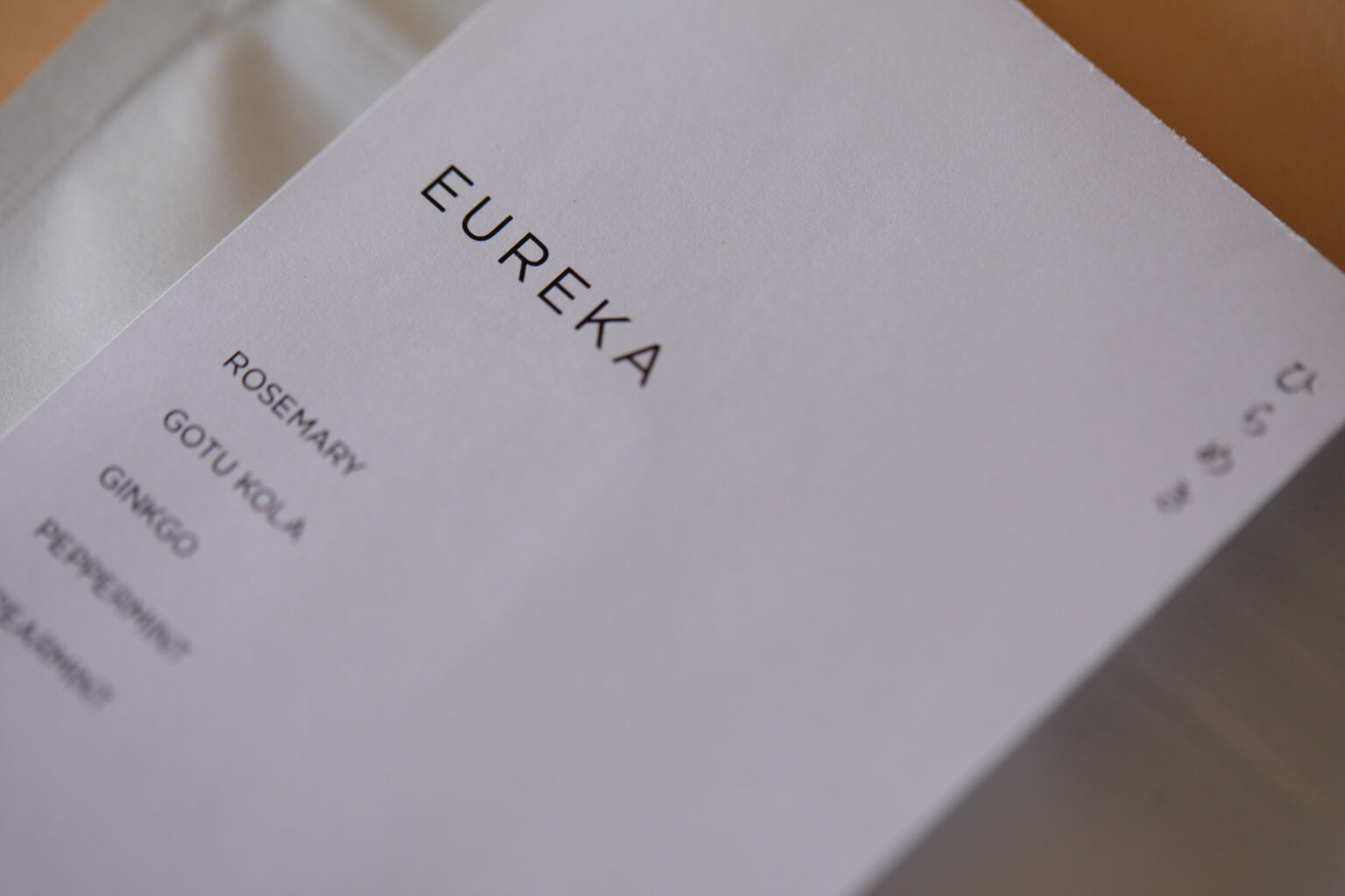 EUREKA（ひらめき）｜創造性と集中力を高めるハーブティー